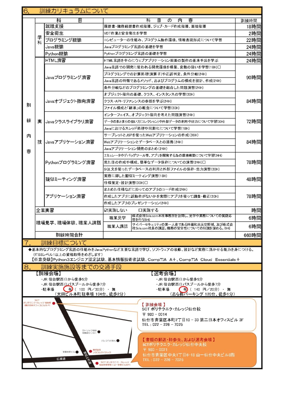 【受講生募集】8月開講コース「Java・Pythonプログラミング科」【求職者支援訓練】 - SCT ポリテクニク・カレッジ